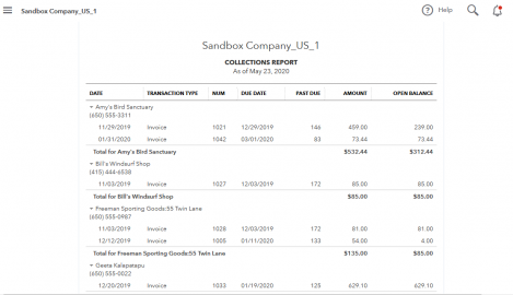 How to get QuickBooks aging report by customer - PayorCRM