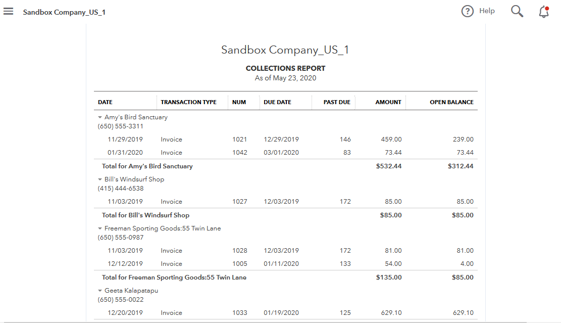 How To Get QuickBooks Aging Report By Customer PayorCRM